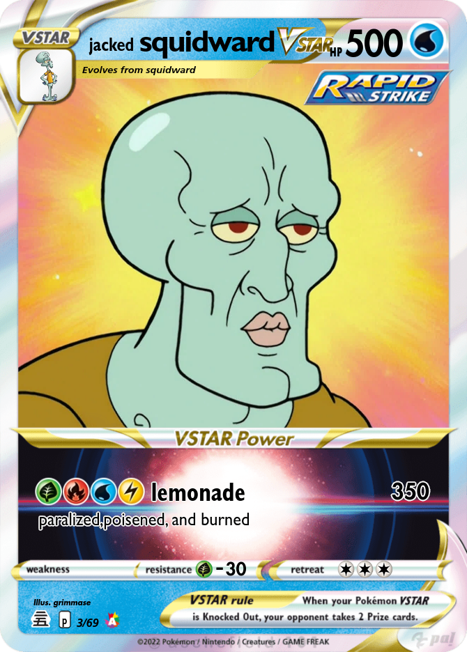 squidward - ttt | Pokécardmaker.net