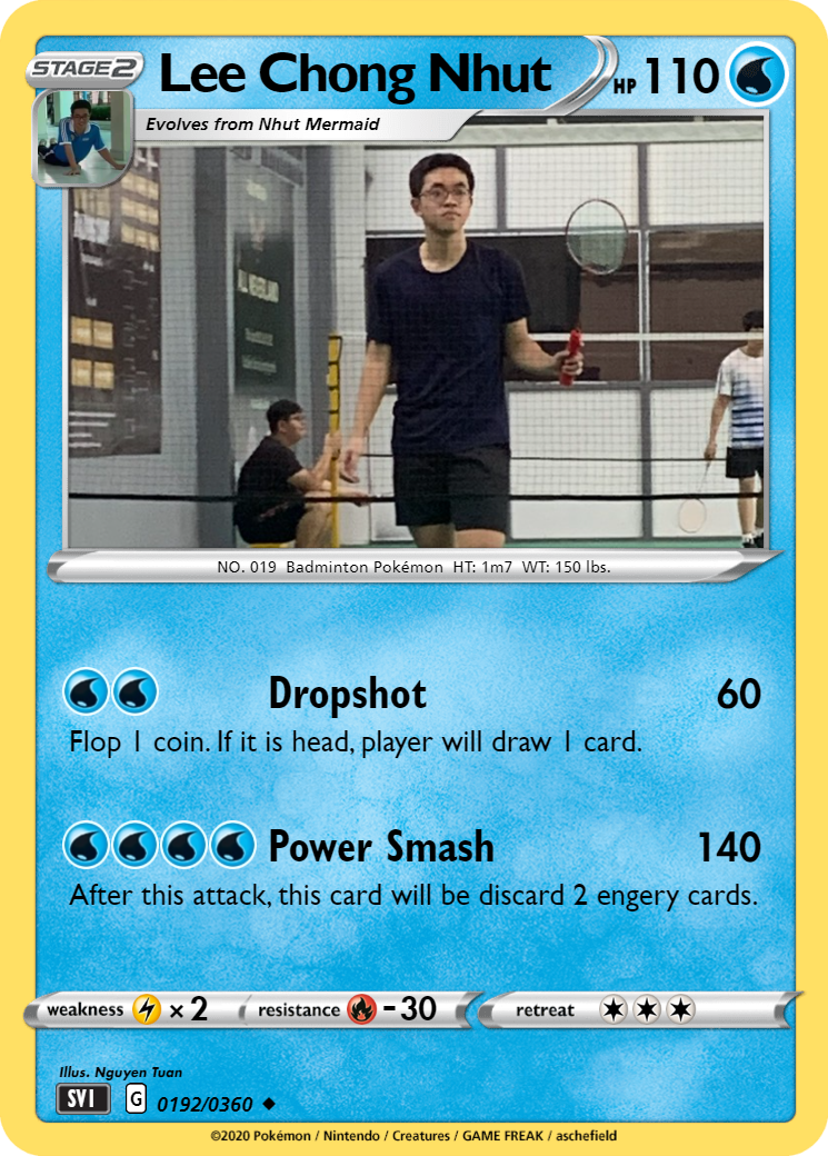 Lee Chong Nhut - tuannguyen22 | Pokécardmaker.net