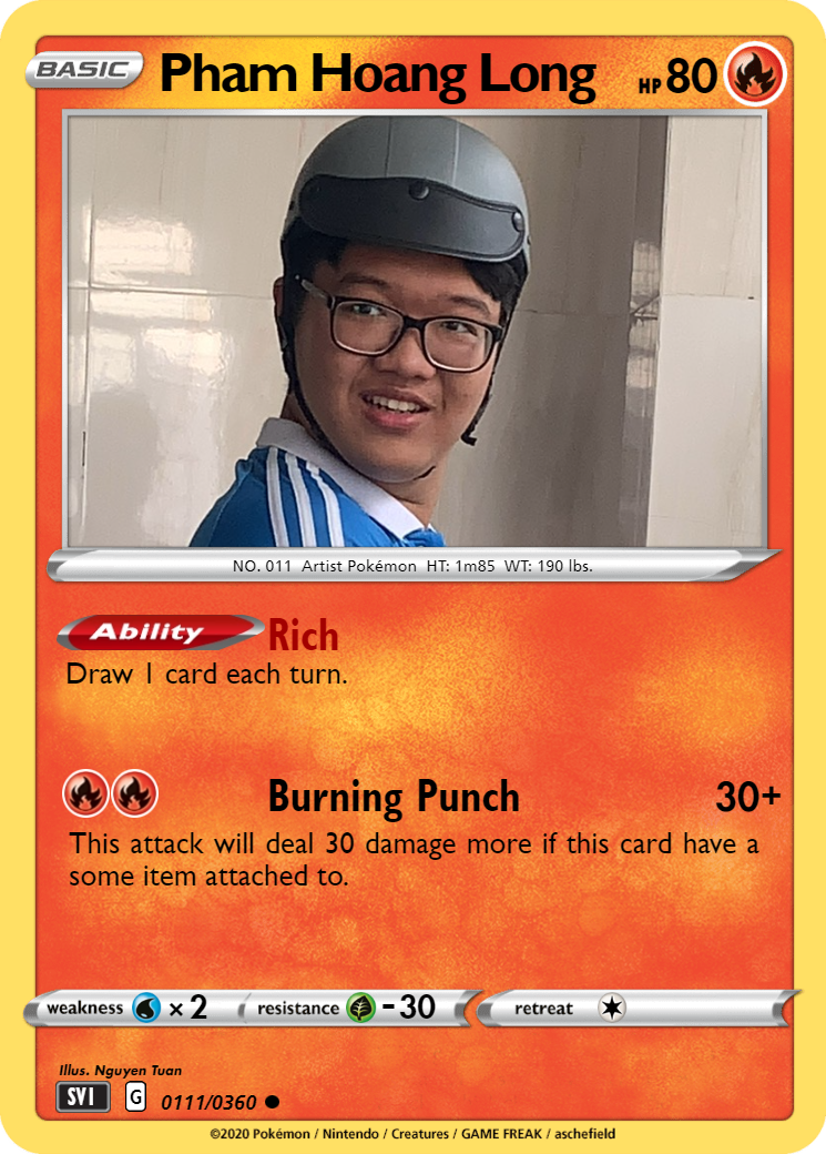 Pham Hoang Long - tuannguyen22 | Pokécardmaker.net