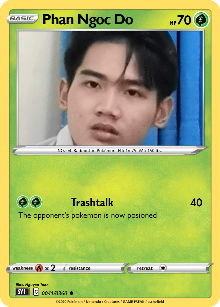 Phan Ngoc Do - tuannguyen22 | Pokécardmaker.net