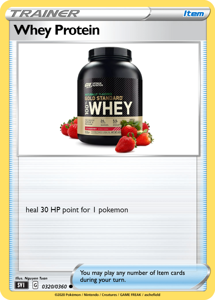 Whey Protein - tuannguyen22 | Pokécardmaker.net