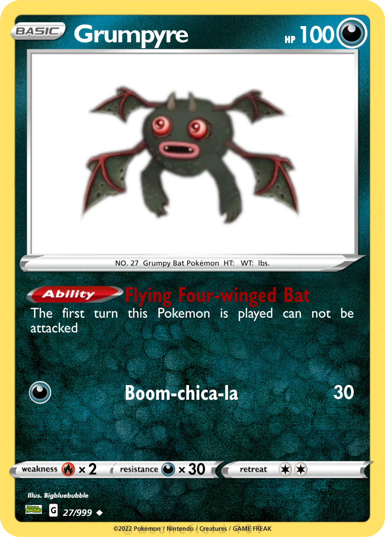 Grumpyre - twistednightmare | Pokécardmaker.net