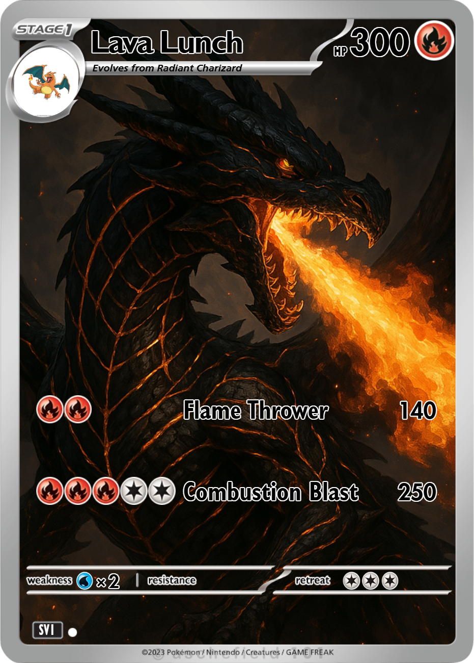 Lava Lunch - tygeorge24 | Pokécardmaker.net