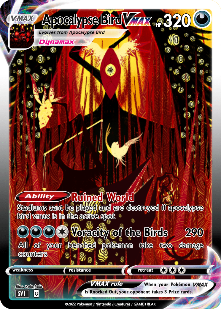 Apocalypse Bird - undaedperson | Pokécardmaker.net