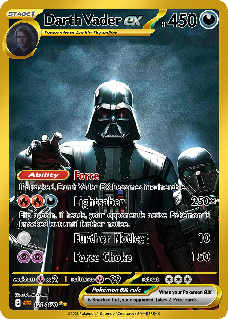 Darth Vader - vaporeon_44 | Pokécardmaker.net