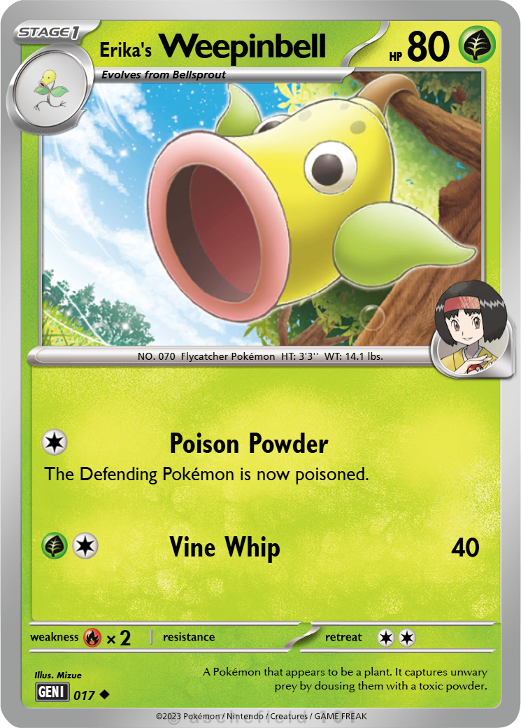 Weepinbell - vdbjxrne | Pokécardmaker.net