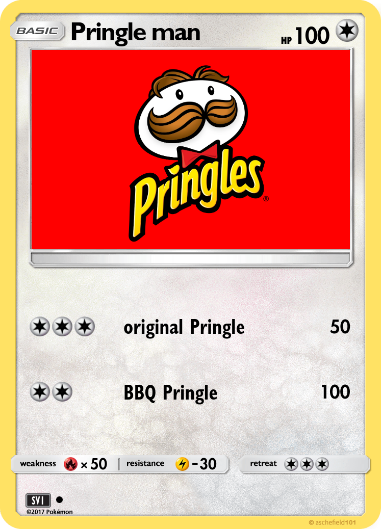 Pringle man - vgf44 | Pokécardmaker.net