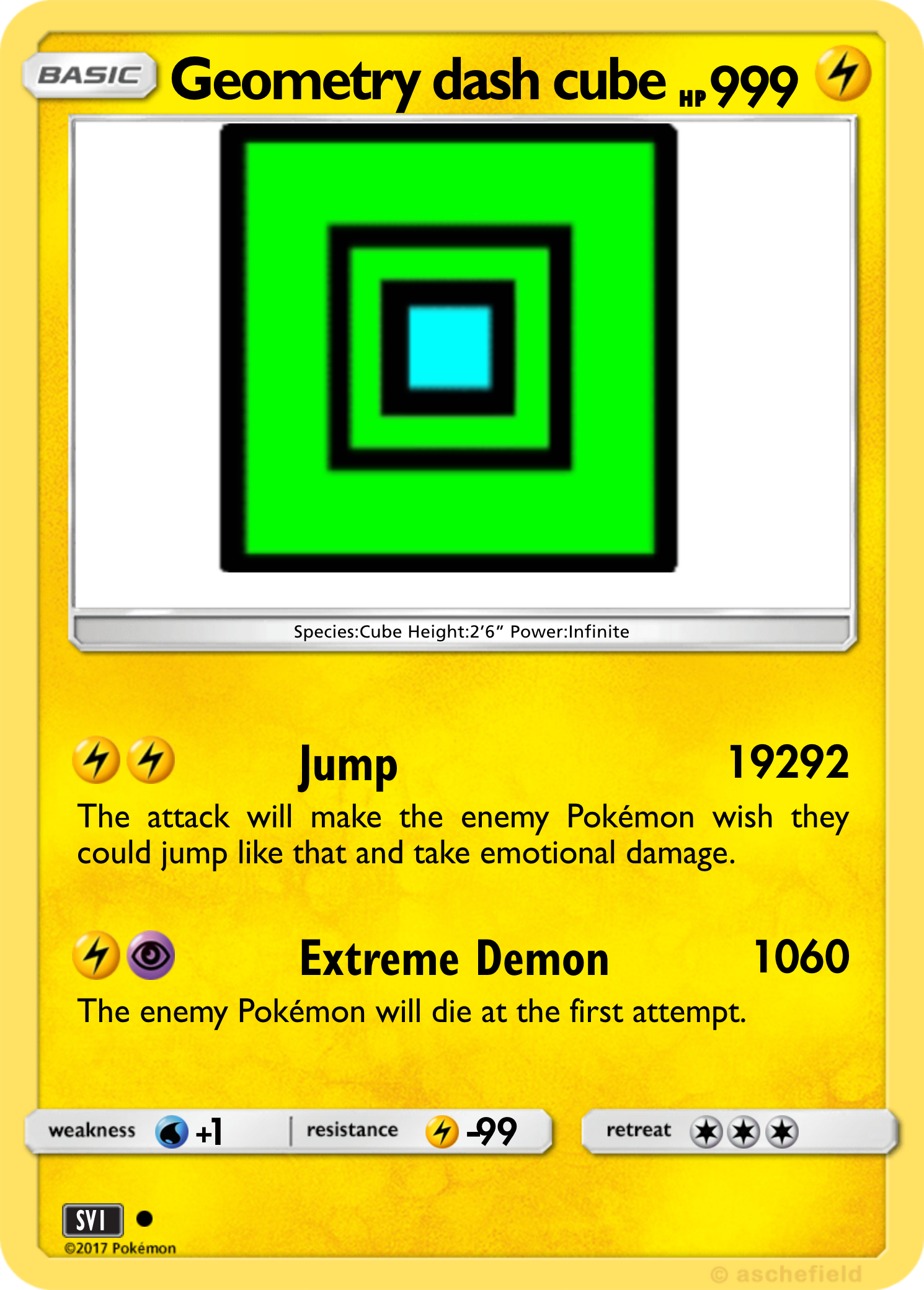 Geometry dash cube - vijayvid | Pokécardmaker.net