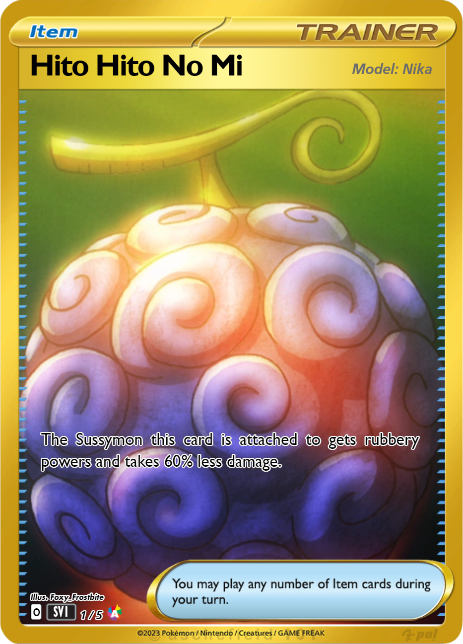 Hito Hito No Mi - voidpixel3000 | Pokécardmaker.net