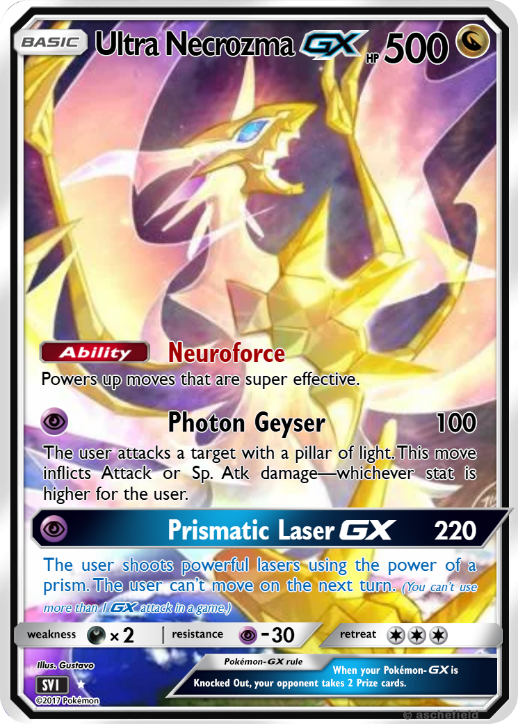 Ultra Necrozma - warden_games123o | Pokécardmaker.net