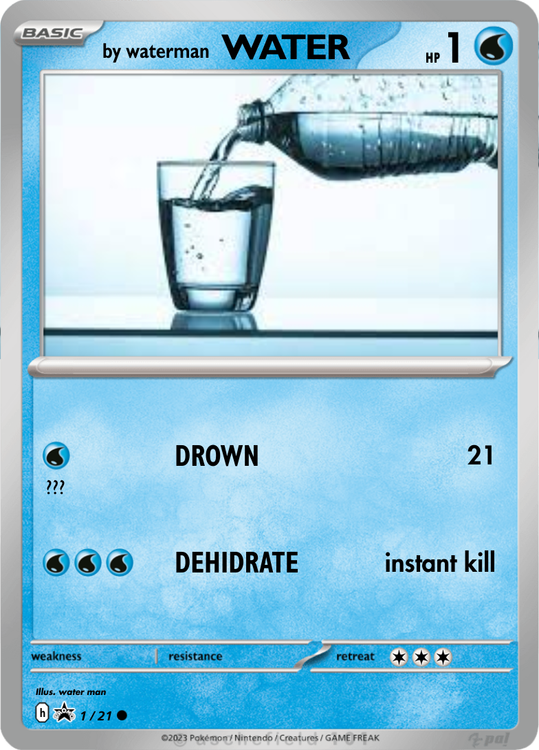 WATER - watermanandfireman | Pokécardmaker.net