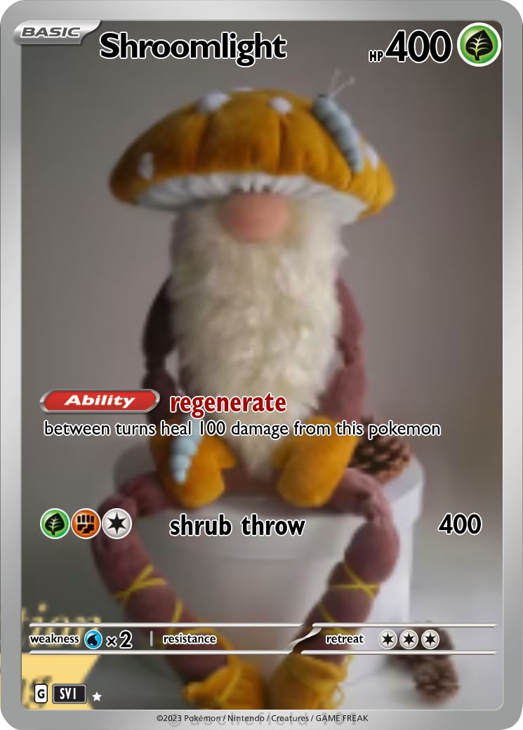 Shroomlight - willzrumble4 | Pokécardmaker.net