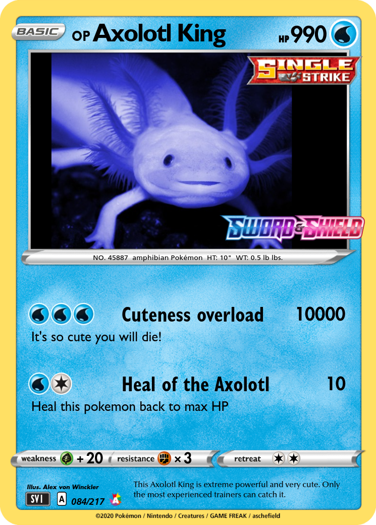 Axolotl King - winckler | Pokécardmaker.net