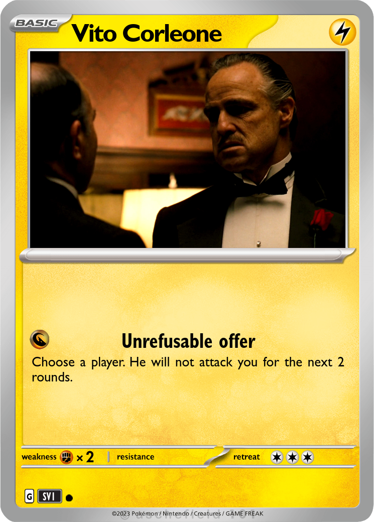 Vito Corleone - wsgfwef | Pokécardmaker.net