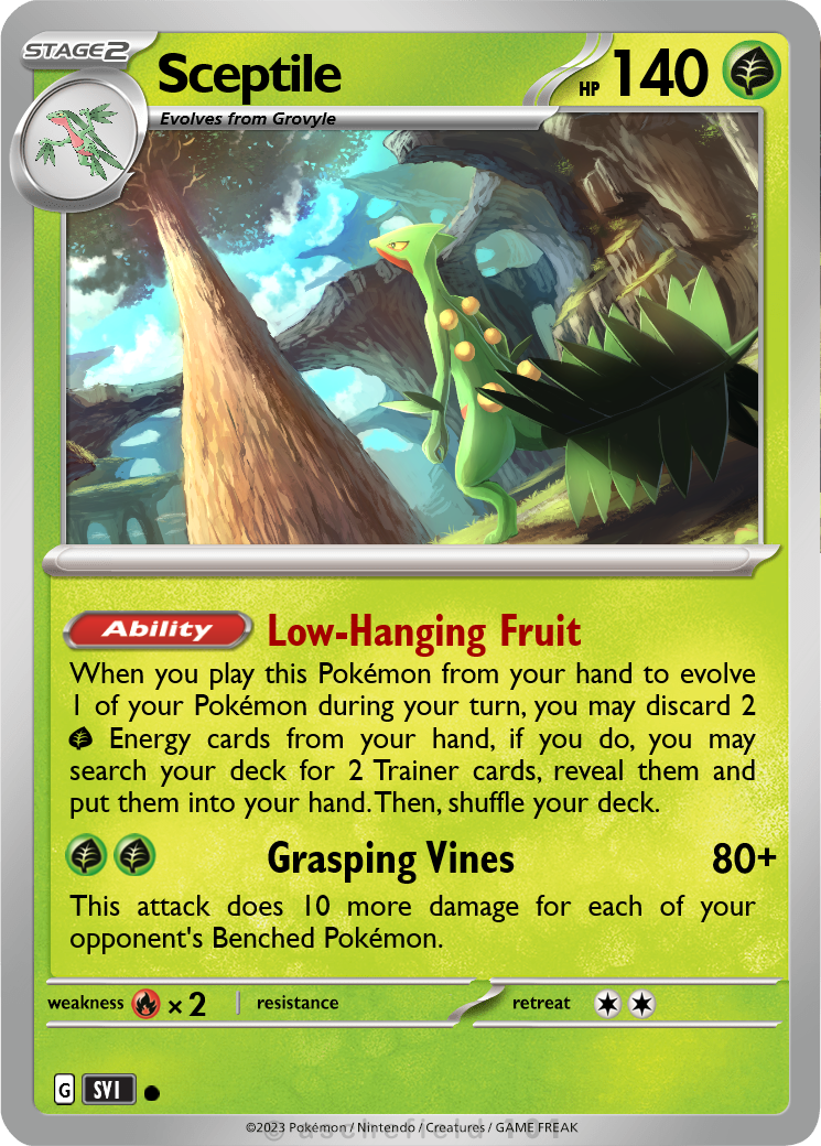 Sceptile - wubo | Pokécardmaker.net