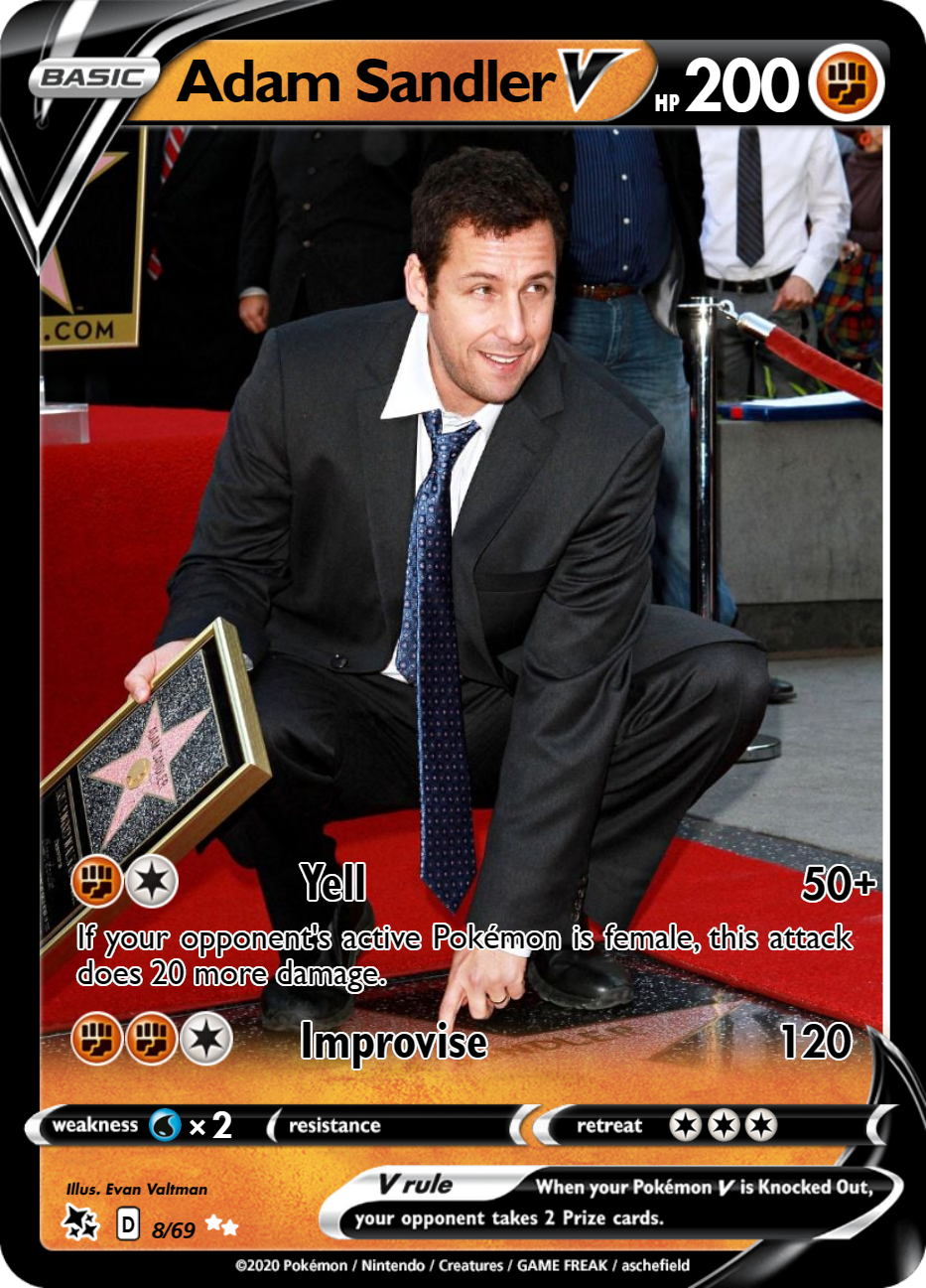 Adam Sandler - xX_Mario_Jr_Xx | Pokécardmaker.net