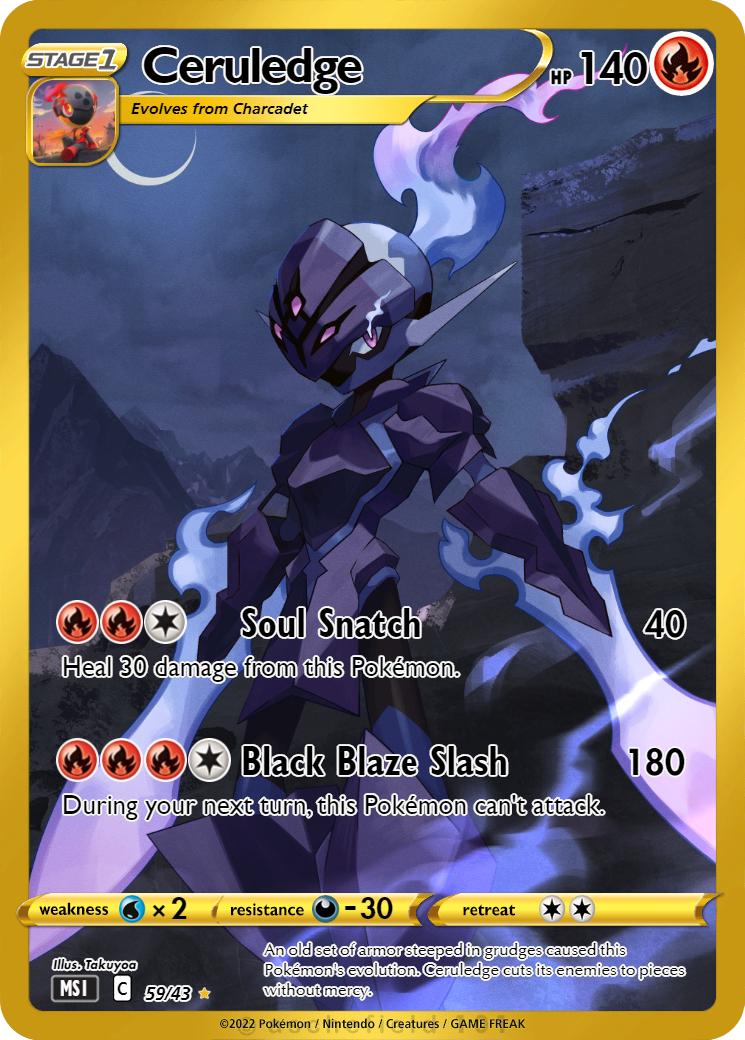 Ceruledge - xXsavatron | Pokécardmaker.net