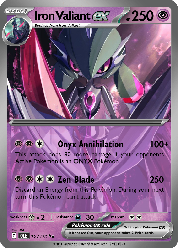 Iron Valiant - xXsavatron | Pokécardmaker.net