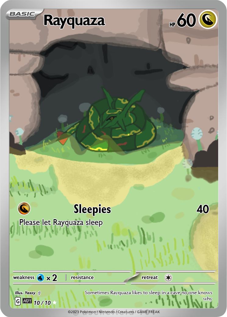 Rayquaza - yazzy | Pokécardmaker.net