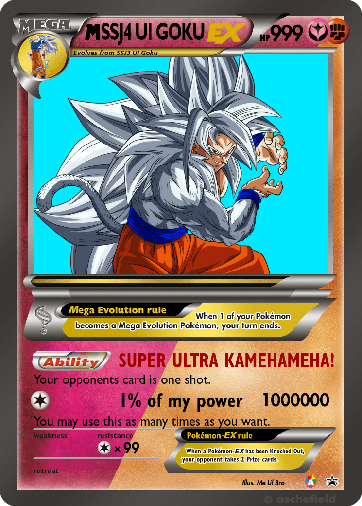 SSJ4 UI GOKU - yourmom6969696969 | Pokécardmaker.net
