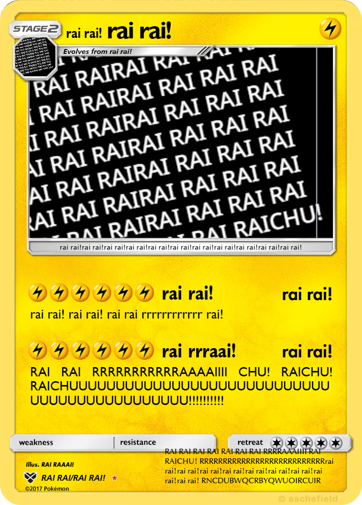 rai rai! - yourpalado_again | Pokécardmaker.net