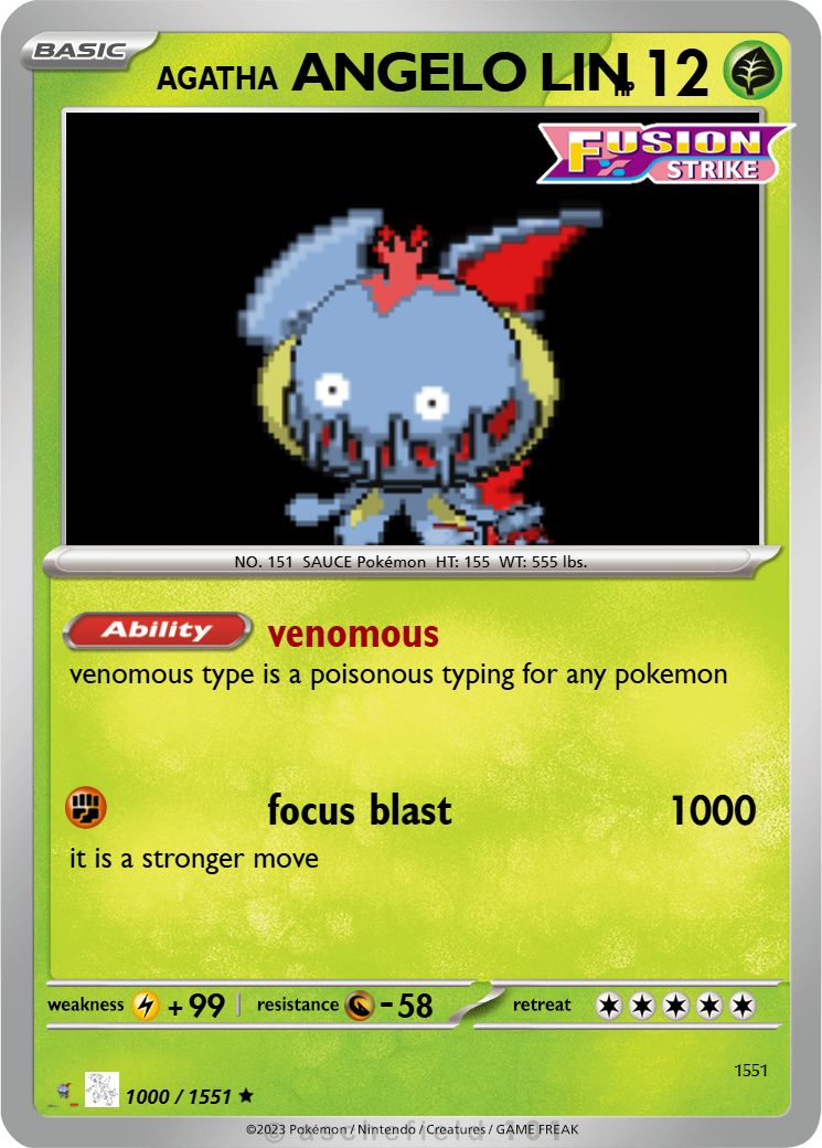 ANGELO LIN - yuanyuanlin1 | Pokécardmaker.net