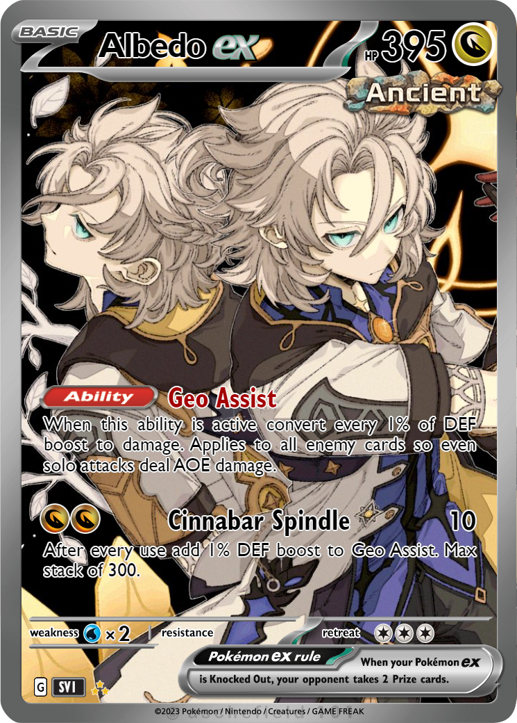 Albedo - yujiitadori | Pokécardmaker.net