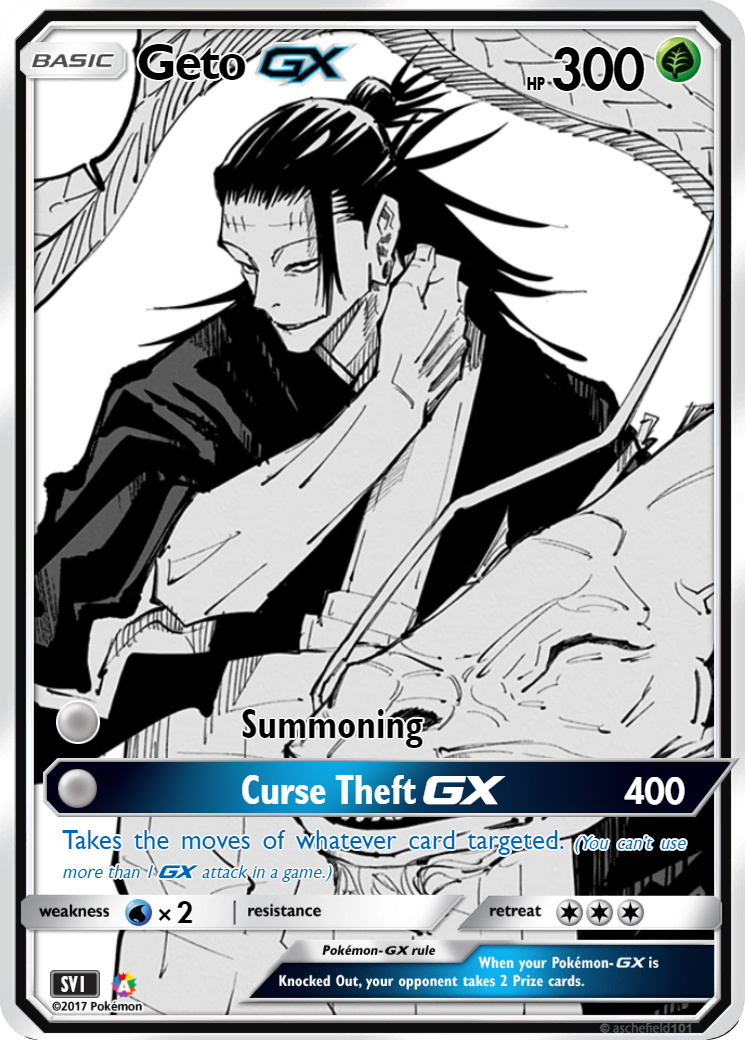 Geto - yujiitadori | Pokécardmaker.net