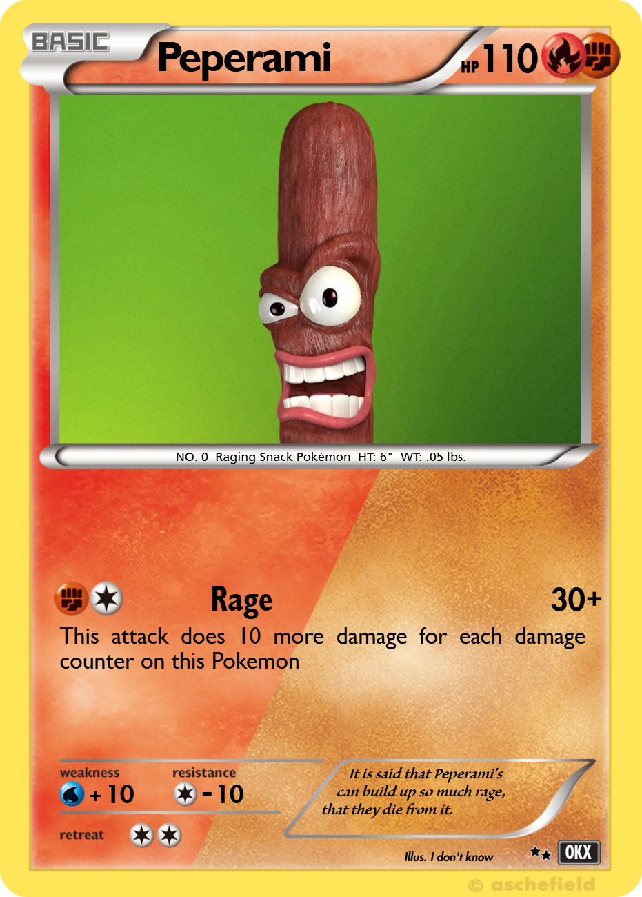 Peperami - zephyr | Pokécardmaker.net