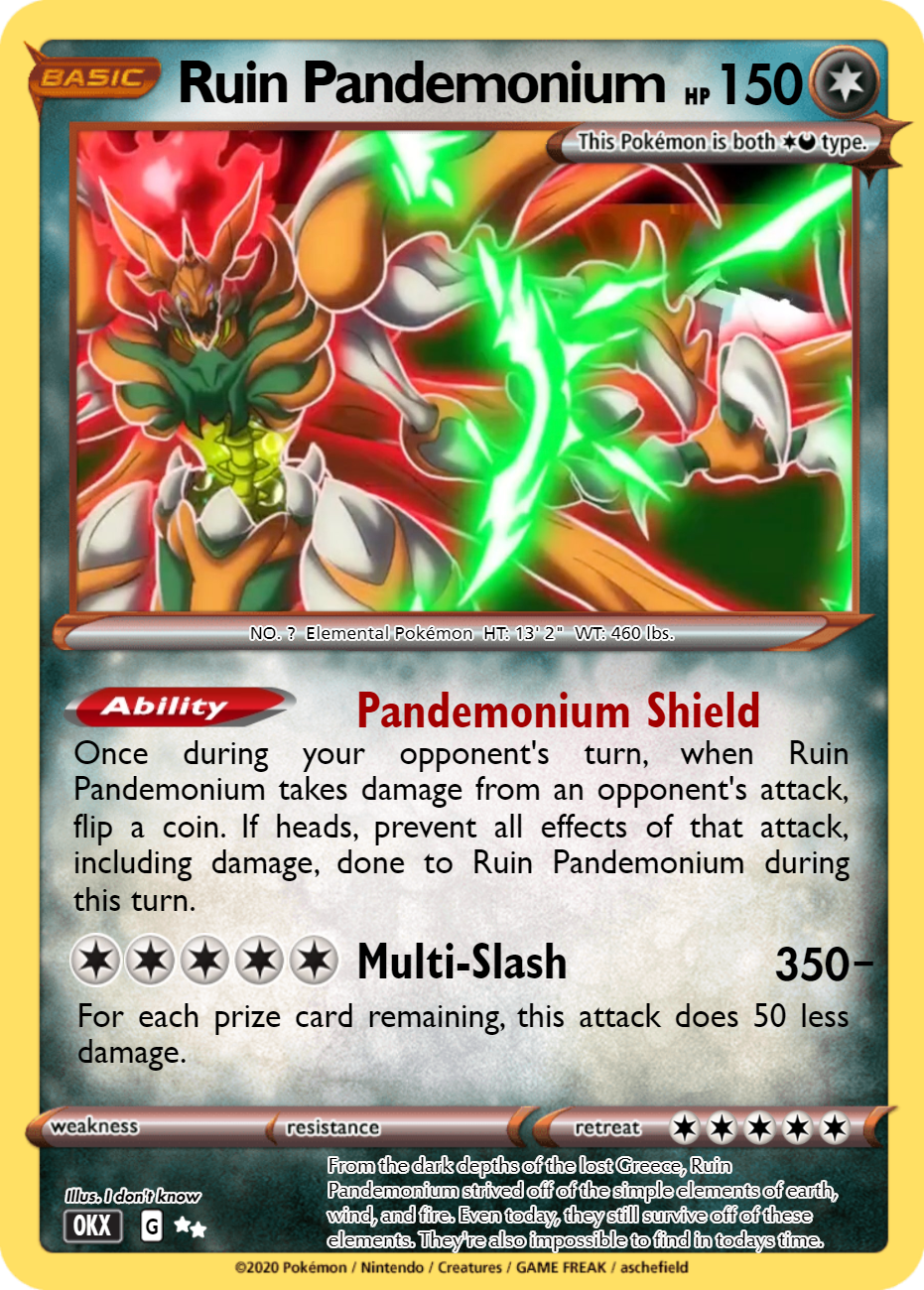 Ruin Pandemonium - zephyr | Pokécardmaker.net