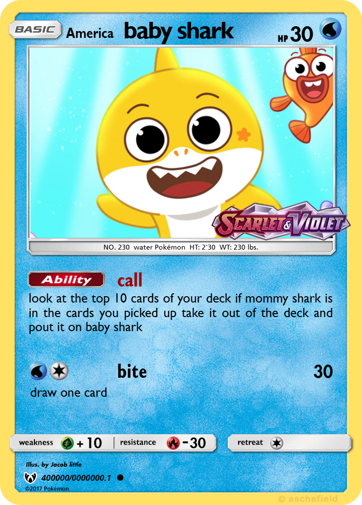 baby shark - zestychetto | Pokécardmaker.net
