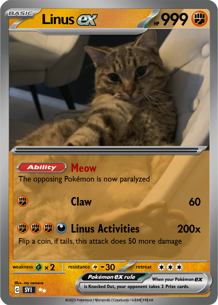 Linus - zestyzoran | Pokécardmaker.net