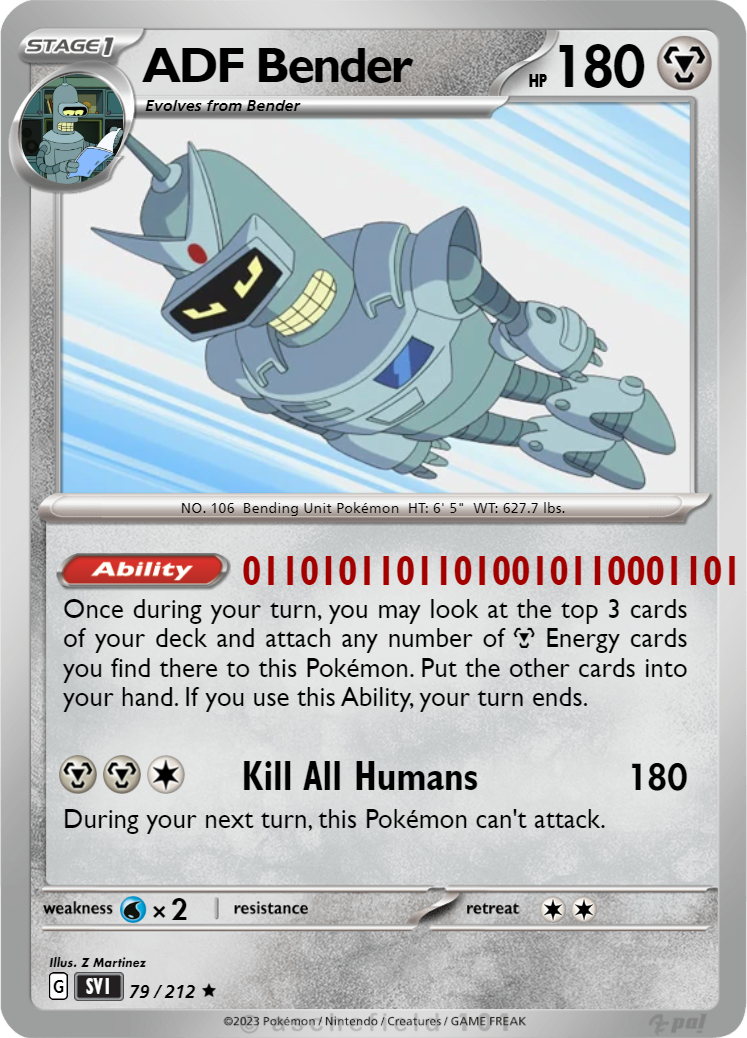 ADF Bender - zmartinez7 | Pokécardmaker.net