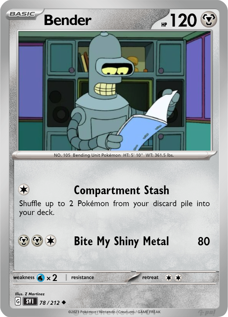 Bender - zmartinez7 | Pokécardmaker.net