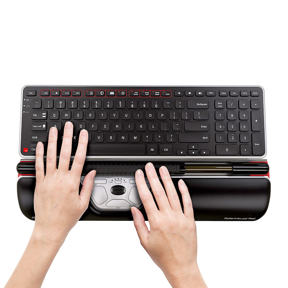 Contour RollerMouse Red | Roller Bar Mice