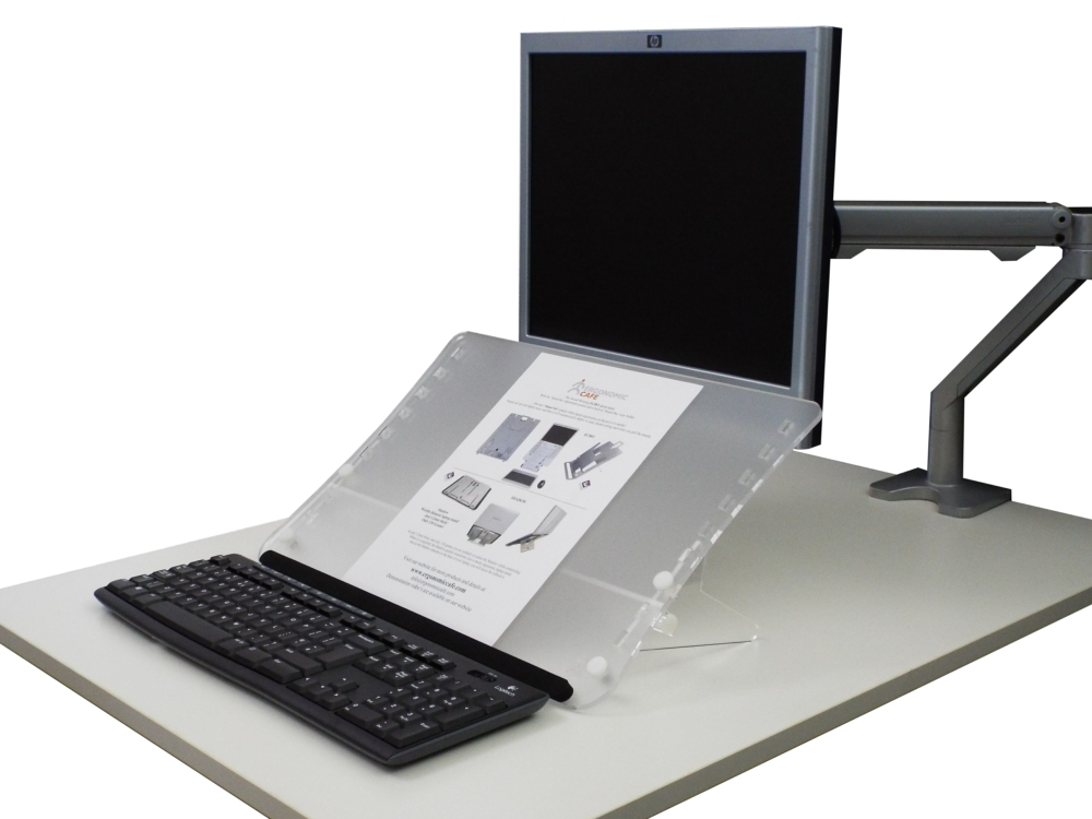 Clear Copy Document Holder & Writing Slope