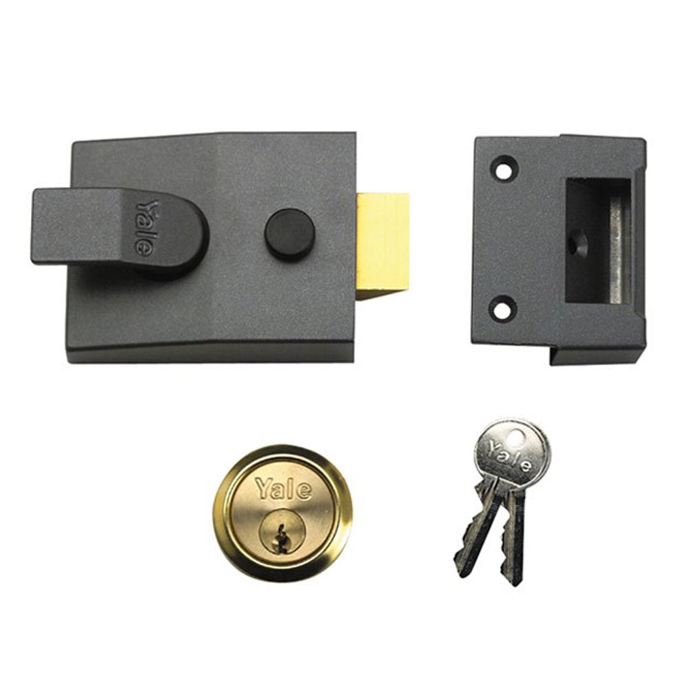 Yale P89 Sec Door Lock 60mm Grey P 89 DMG PB 60 yale-p89-sec-door-lock-60mm-grey-p-89-dmg-pb-60