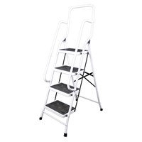 4 Step Ladder W/Safety Handles