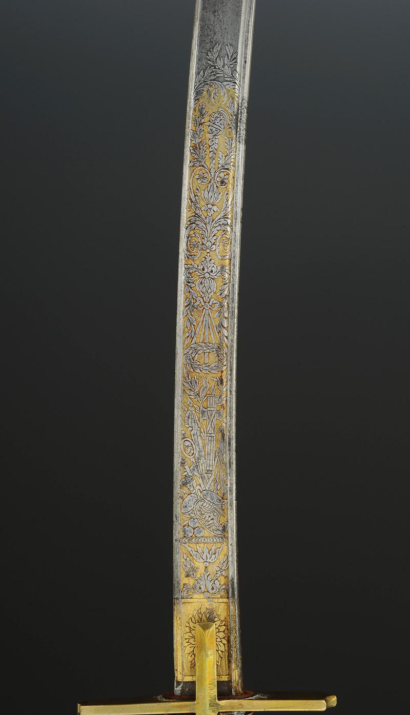 SABRE DU GÉNÉRAL DE CAVALERIE MICHEL ORDENER, GARDE À L'ALLEMANDE ...