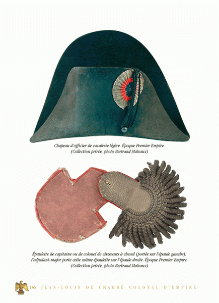 JEAN-LOUIS DE CRABBÉ COLONEL D'EMPIRE, Laissé pour mort à Waterloo.