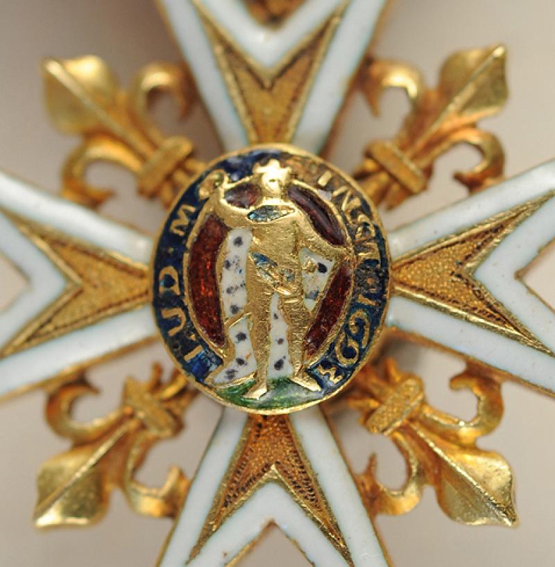 CROIX DE CHEVALIER DE L'ORDRE DE SAINT LOUIS, modèle de l'époque de ...