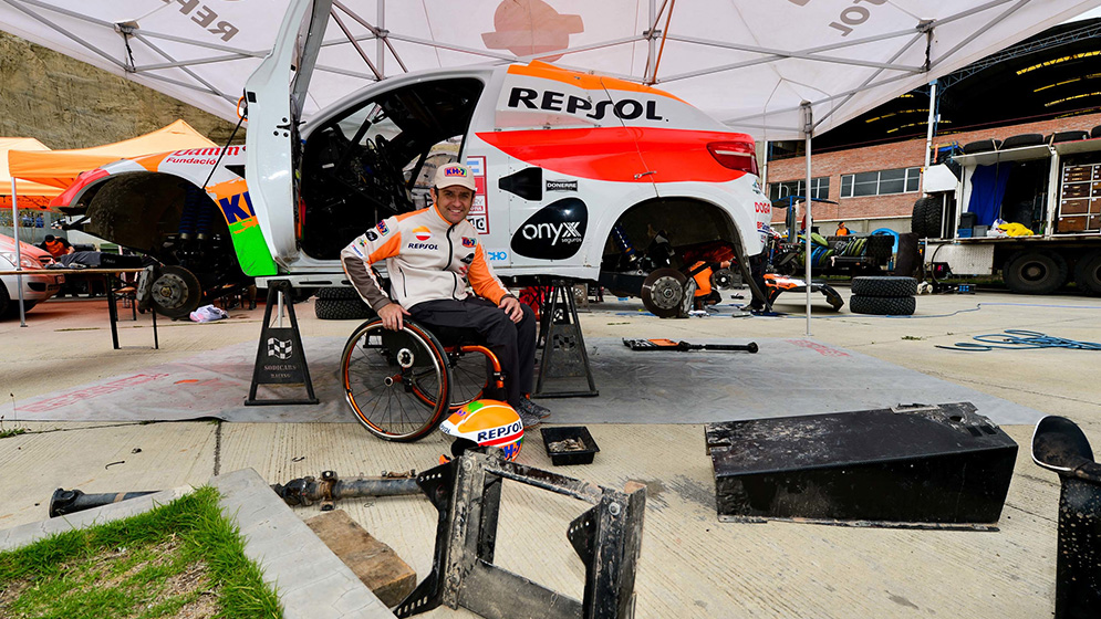 Un día en el Dakar con el Repsol Rally Team de Isidre Esteve - Box Repsol