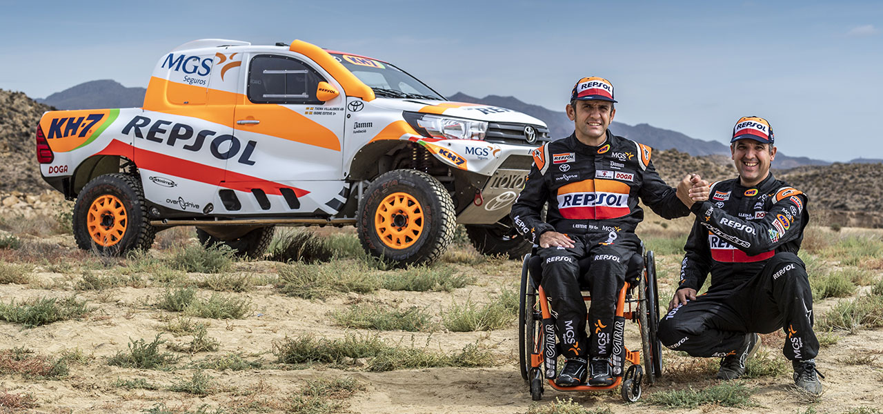 El flamante Toyota Hilux Overdrive del Repsol Rally Team para el Dakar ...
