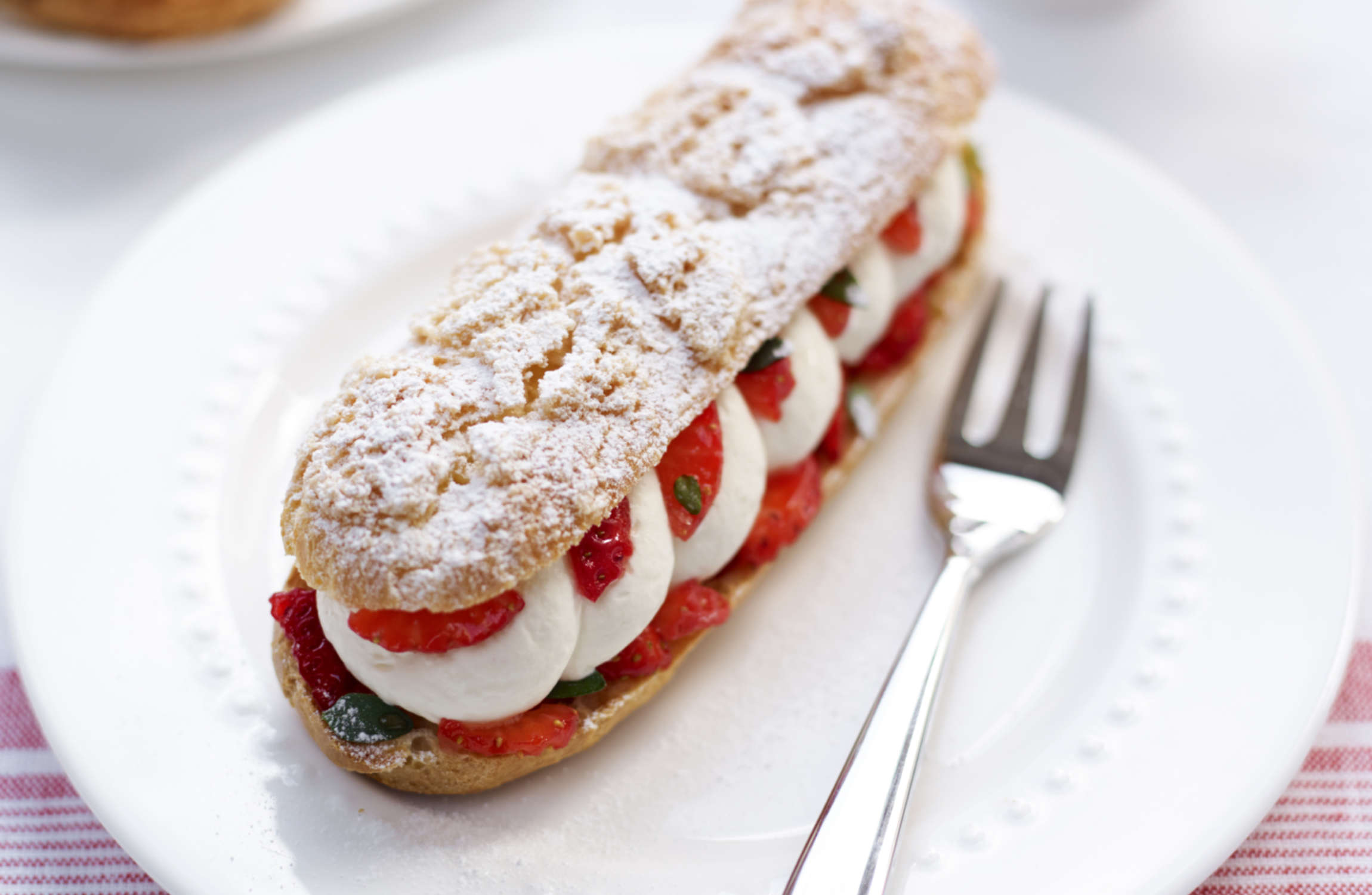 BerryWorld | Strawberry & Thyme Eclairs recipe