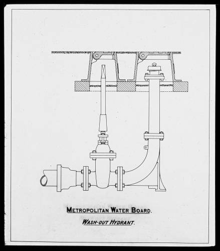 Wash out hydrant section - Thames Water
