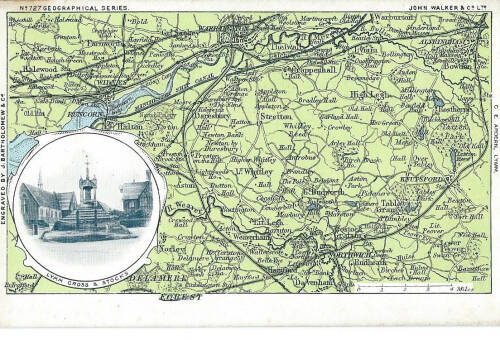 Old map of Lymm - Lymm Heritage Centre