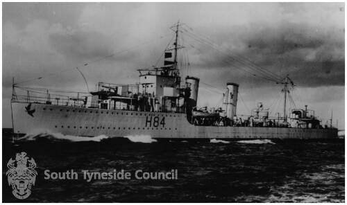 Naval Ship H84, HMS Brilliant - South Tyneside Libraries
