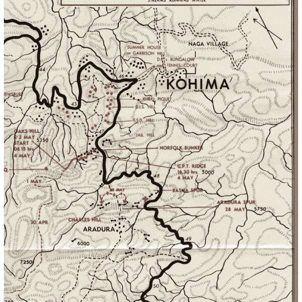 Kohima map 2 - Burma Star Memorial Fund