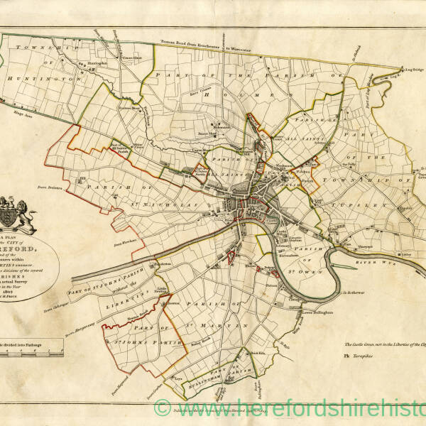 Hereford maps - Herefordshire History