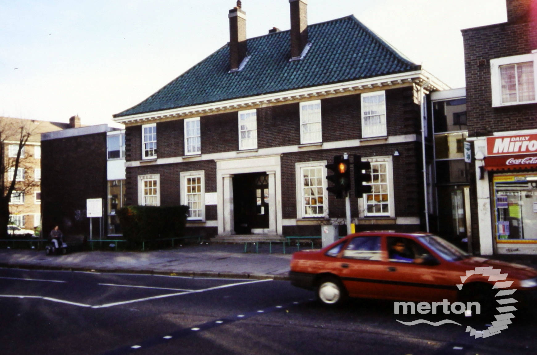 Exterior of Mitcham Library - Merton Memories Photographic Archive